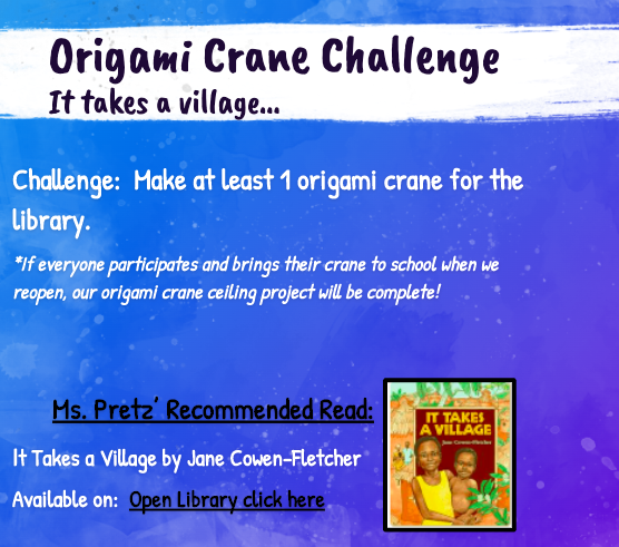 The Origami Challenge Continues | ASIJ ES LIBRARY